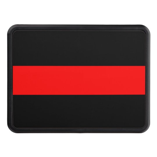 Thin Red Line Hitch Cover | Zazzle.com