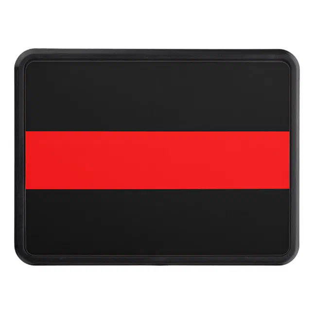 Thin Red Line Hitch Cover | Zazzle