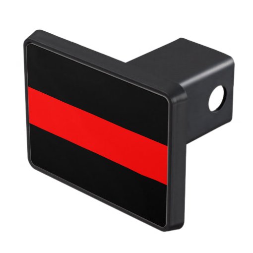 Thin Red Line Hitch Cover | Zazzle