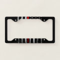 Thin Red Line License Plate Frame | Zazzle