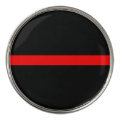 Thin Red Line Symbolic on on a Golf Ball Marker | Zazzle