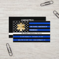 Thin White Line Flag Custom Paramedic EMS QR Code Business Card | Zazzle