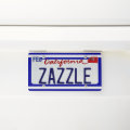 Thin White Line Glitter License Plate Frame | Zazzle