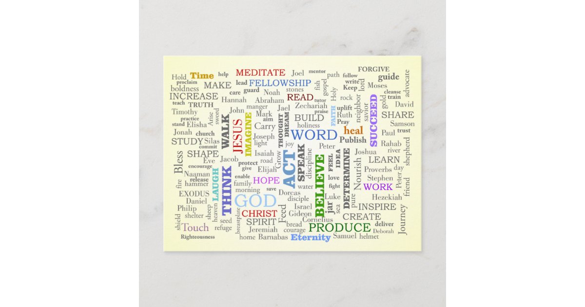 Think on These Things Postcard | Zazzle