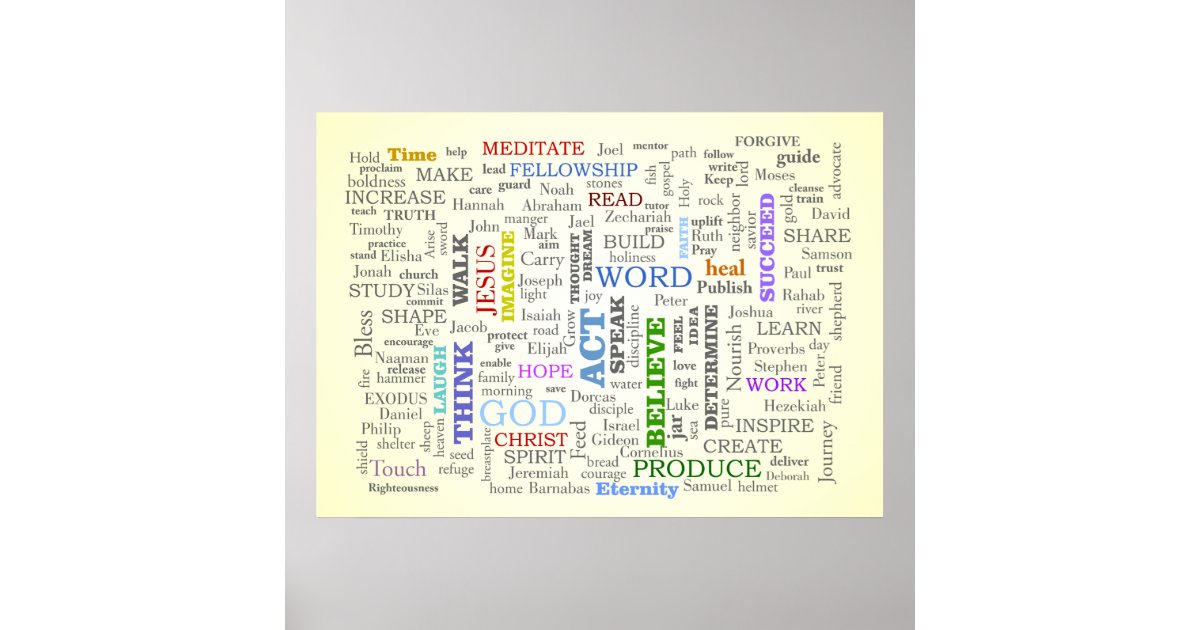 Think on These Things Poster | Zazzle