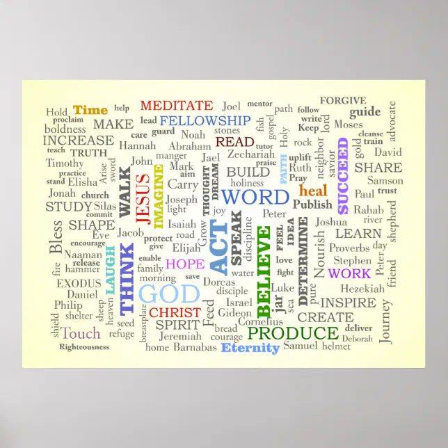 Think on These Things Poster | Zazzle