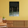 Think on these Things Scripture poster - Version B | Zazzle