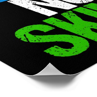 Think Strong Not Skinny Inspirational Fitness Poster | Zazzle