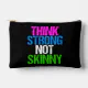 Think Strong Not Skinny Motivational Fitness Accessory Pouch | Zazzle