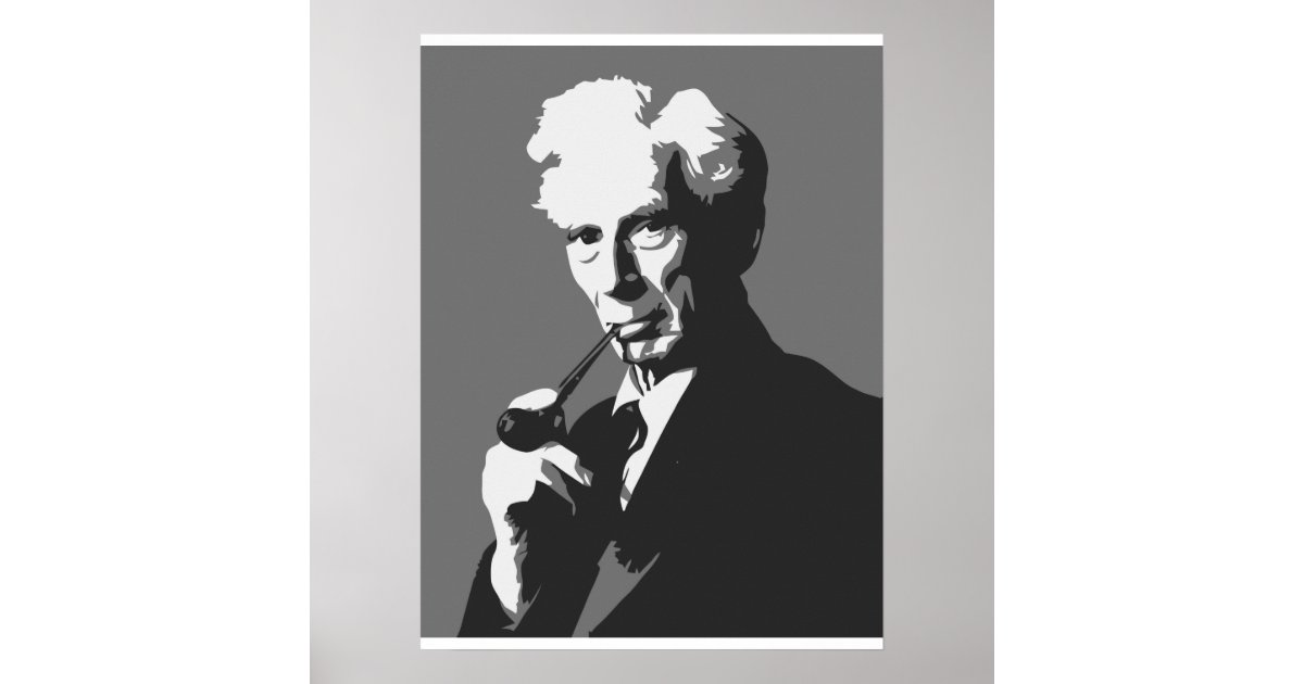 Thinkers - Bertrand Russell Poster | Zazzle