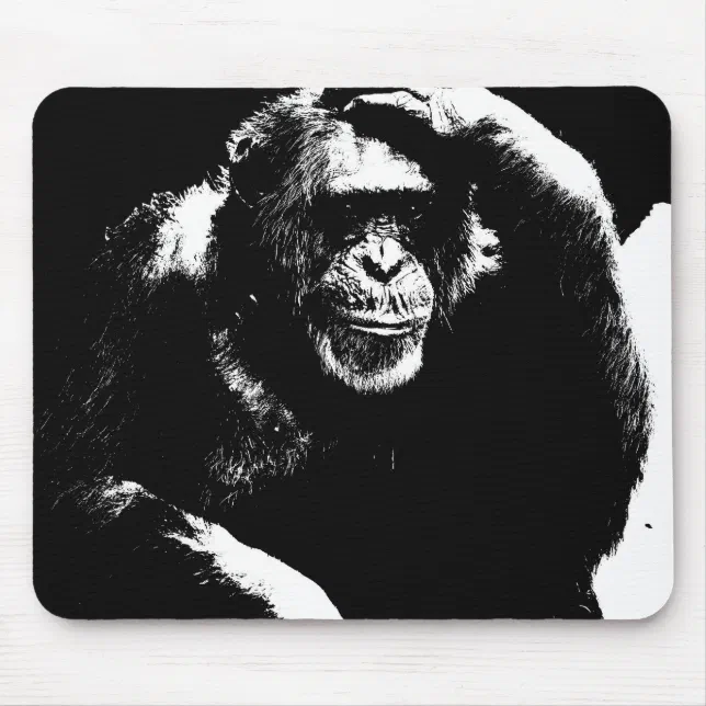 Thinking Ape Custom Pop Art Trendy Modern Template Mouse Pad | Zazzle