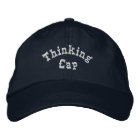 Thinking Cap Funny Embroidered Hat | Zazzle.com