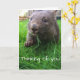 Thinking of you card! Cute wombat, wildlife card | Zazzle