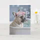 Thinking of You Cute French Bulldog or Frenchie Card | Zazzle