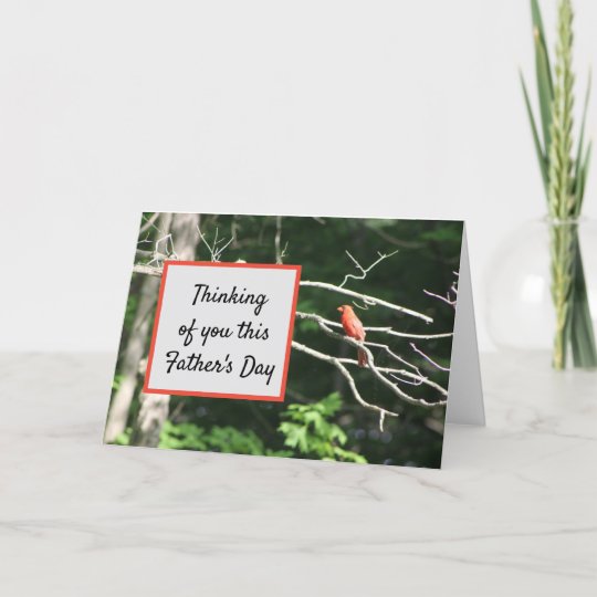 Thinking of You Father's Day - "My"- Father Loss Card | Zazzle.com