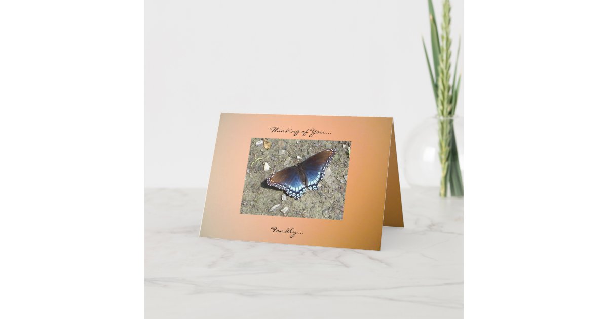 Thinking of You... Fondly... Card | Zazzle.com