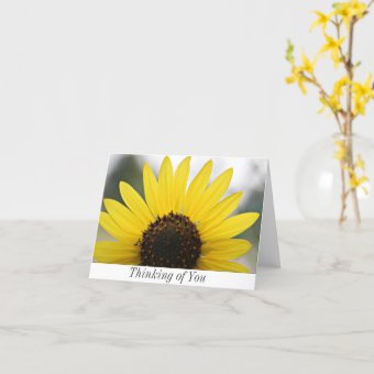Thinking of You Note Card | Zazzle