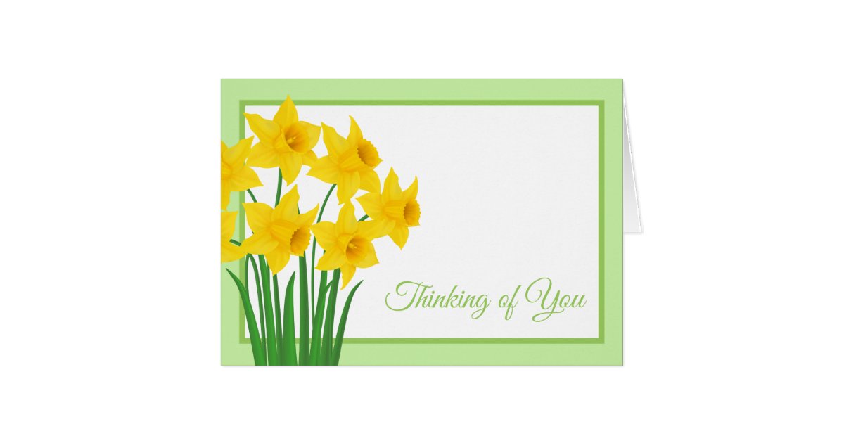 Thinking of You Note Card | Zazzle