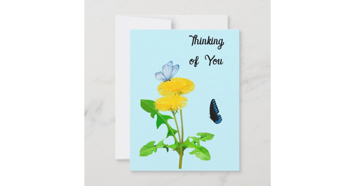 Thinking of You Note Cards | Zazzle