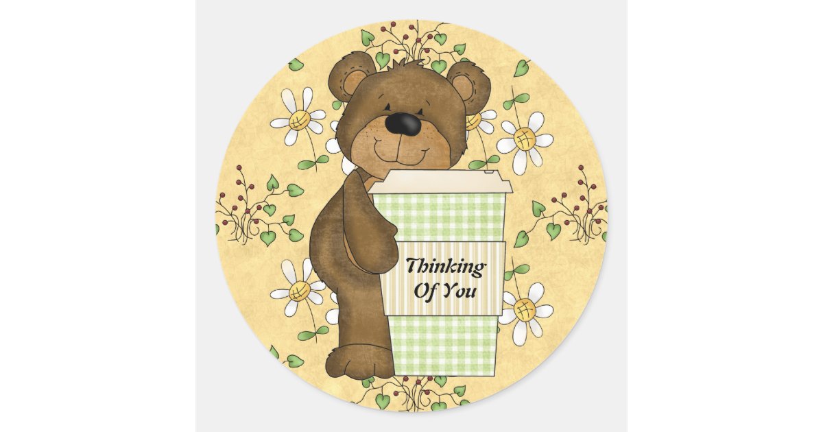 Thinking Of You Sticker | Zazzle