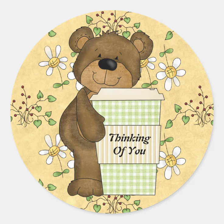 Thinking Of You Sticker | Zazzle