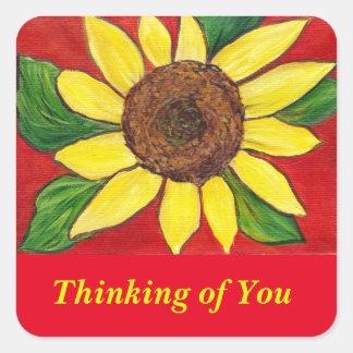 Thinking Of You Stickers | Zazzle