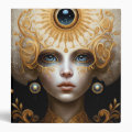 Third Eye Goddess Fantasy Art 3 Ring Binder | Zazzle