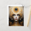 Third Eye Goddess Fantasy Art Postcard | Zazzle