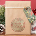 Third Pentacle of Mars Classic Round Sticker | Zazzle
