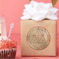 Third Pentacle of Mars Classic Round Sticker | Zazzle