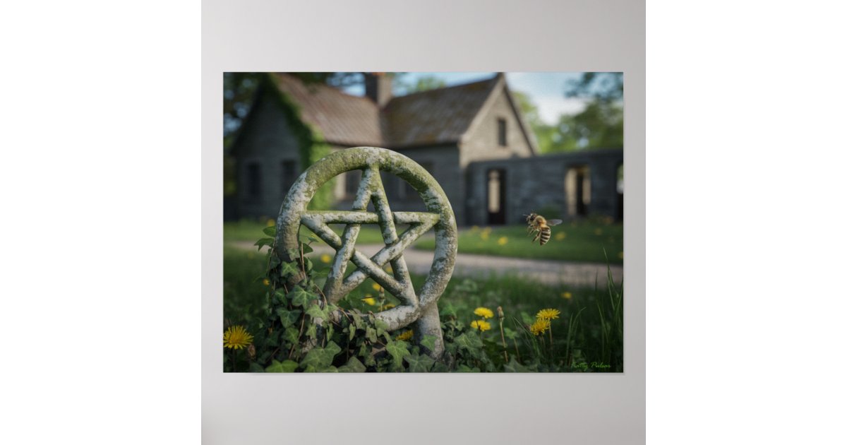 Thirteen Symbols: The Pentacle Poster Print | Zazzle