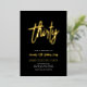 Thirty | Modern Chic Script 30th Birthday Party Foil Invitation | Zazzle