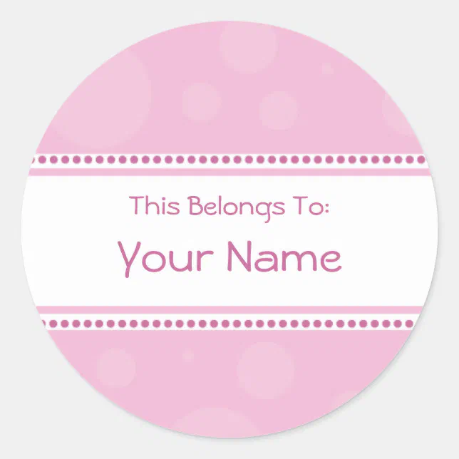 This Belongs To Sticker | Zazzle
