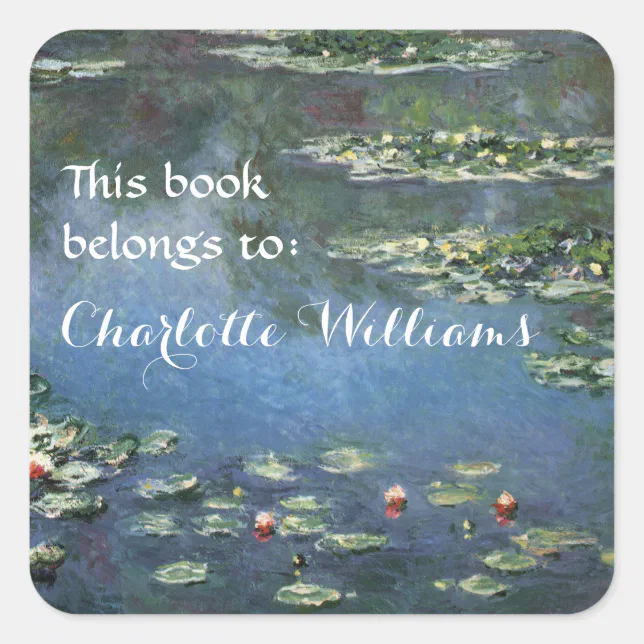This Book Belongs To ... Fine Art Bookplates | Zazzle