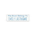 Create your own 'From the Library of' Bookplate Self-inking Stamp | Zazzle