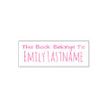 Create your own 'From the Library of' Bookplate Self-inking Stamp | Zazzle