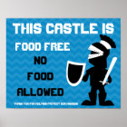 Food Free Area Classroom Customized Allergy School Poster | Zazzle.com