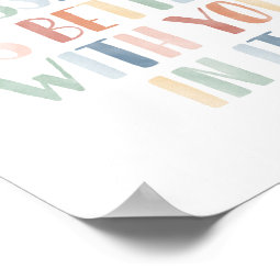 This Classroom Is Better With You in it Rainbow Poster | Zazzle