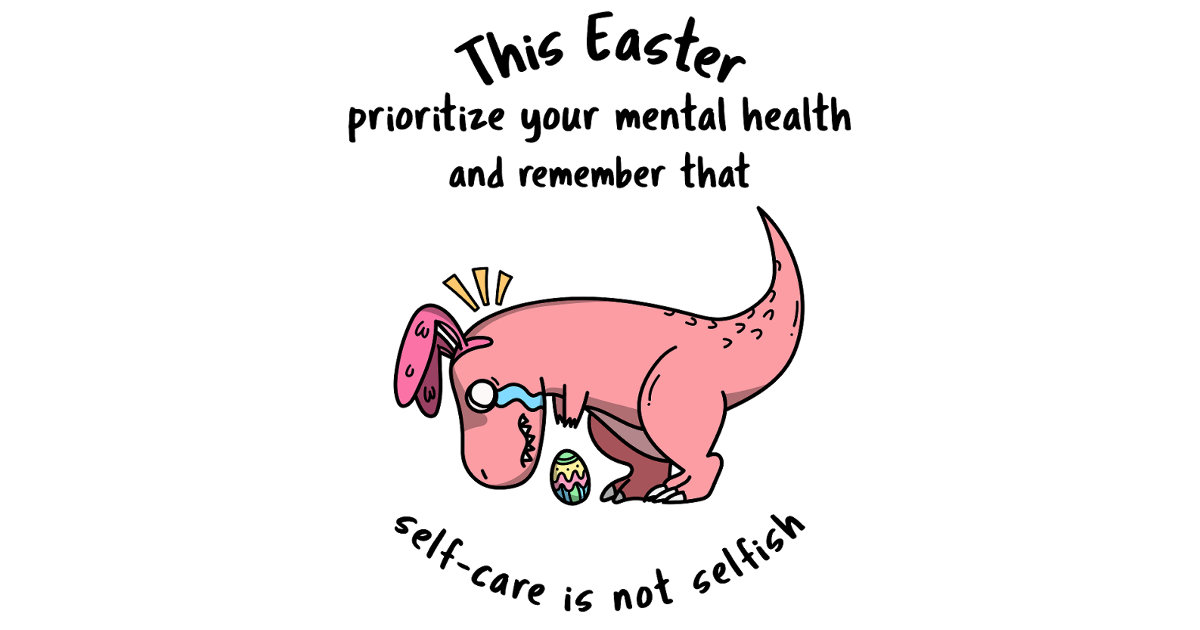 This Easter prioritize your mental health T-Shirt | Zazzle