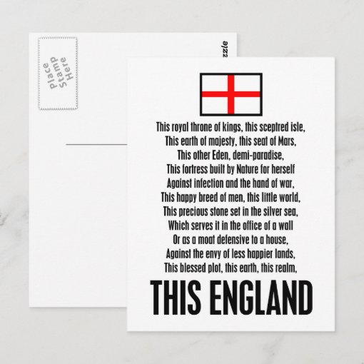 This England Postcard | Zazzle