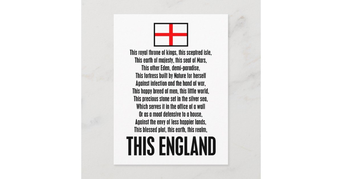 This England Postcard | Zazzle