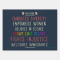 This Home Embraces Diversity Yard Sign | Zazzle