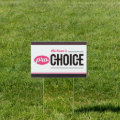 This Home Is Pro-Choice Yard Sign (12x18) | Zazzle