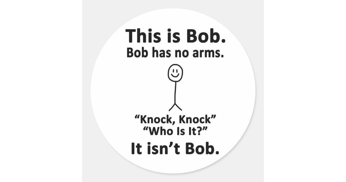 This is Bob Classic Round Sticker | Zazzle