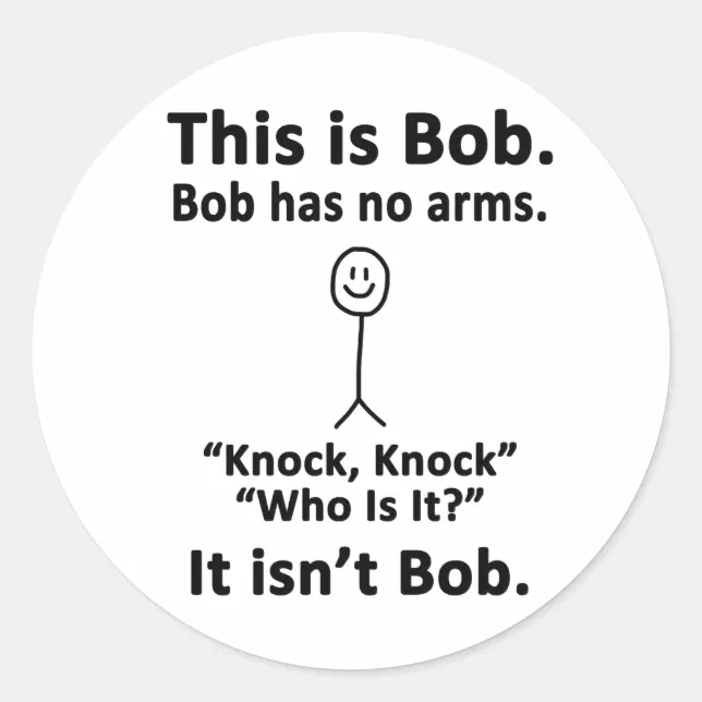 This is Bob Classic Round Sticker | Zazzle