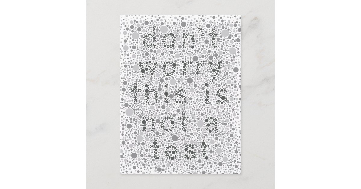 This is not a Test Postcard | Zazzle