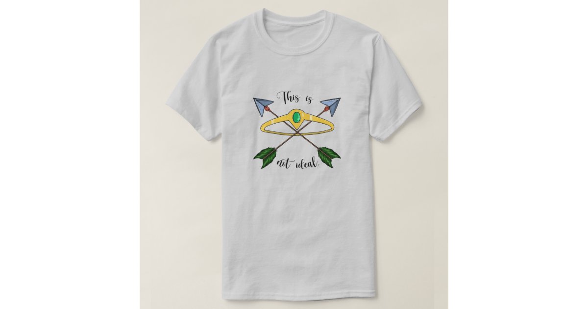 This is Not Ideal T-Shirt – Grey | Zazzle