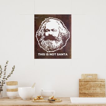 This Is Not Santa Poster | Zazzle
