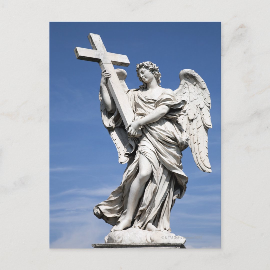 This is one of the angel statues of the famous postcard | Zazzle