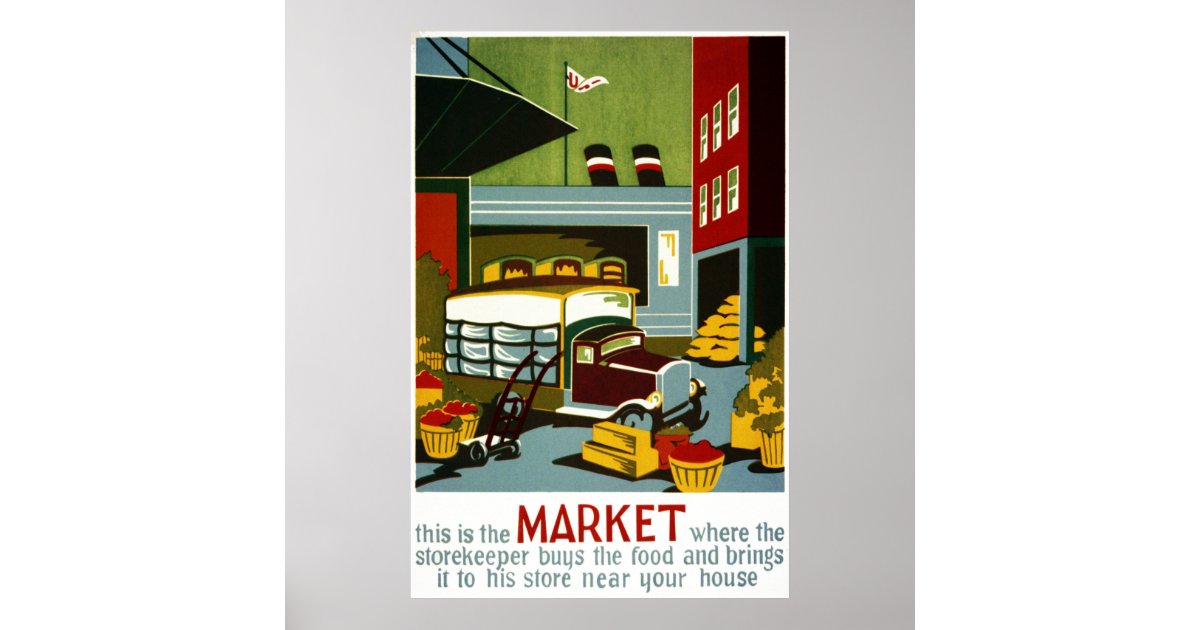 This is the Market Poster | Zazzle